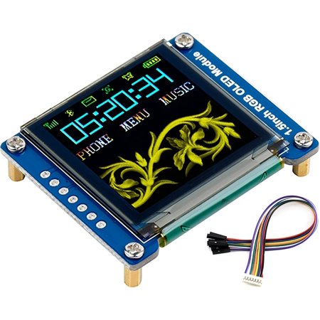 1.5inch RGB OLED Display Module,128x128 Pixels 16-bit high Color (65K ...