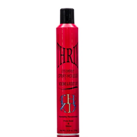 11.8 oz , Thrix Lite Cherry Spray-Mousse Volume & Root Lift, hair scalp ...