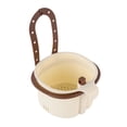Adjustable Hanging Sink Colander Basket, Plastic Vegetable Washing ...