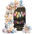 Color Balloons Arch Backdrop Cover, 6.6FT, Graduation Celebration ...
