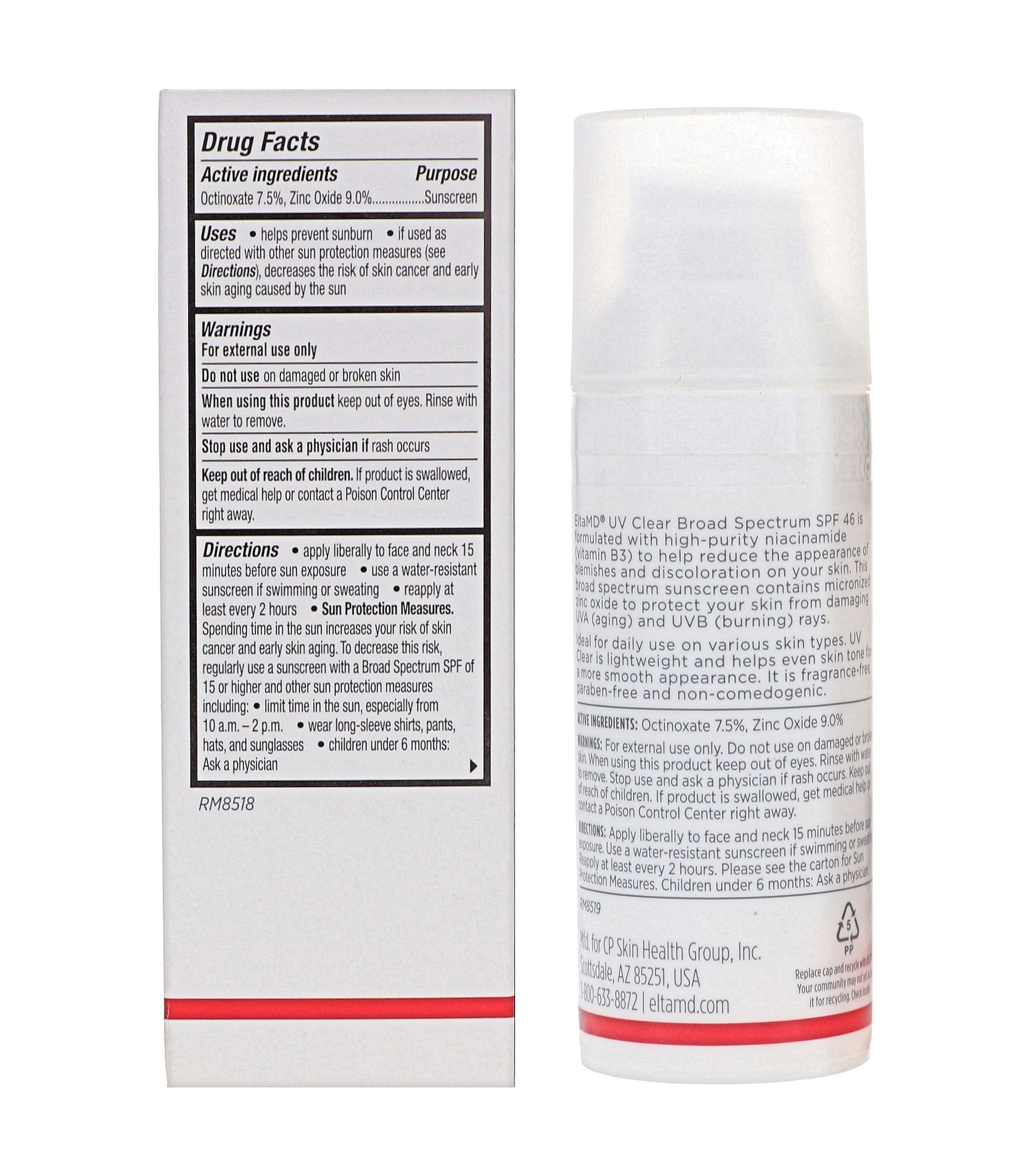 Eltamd uv clear facial sunscreen spf 46 store