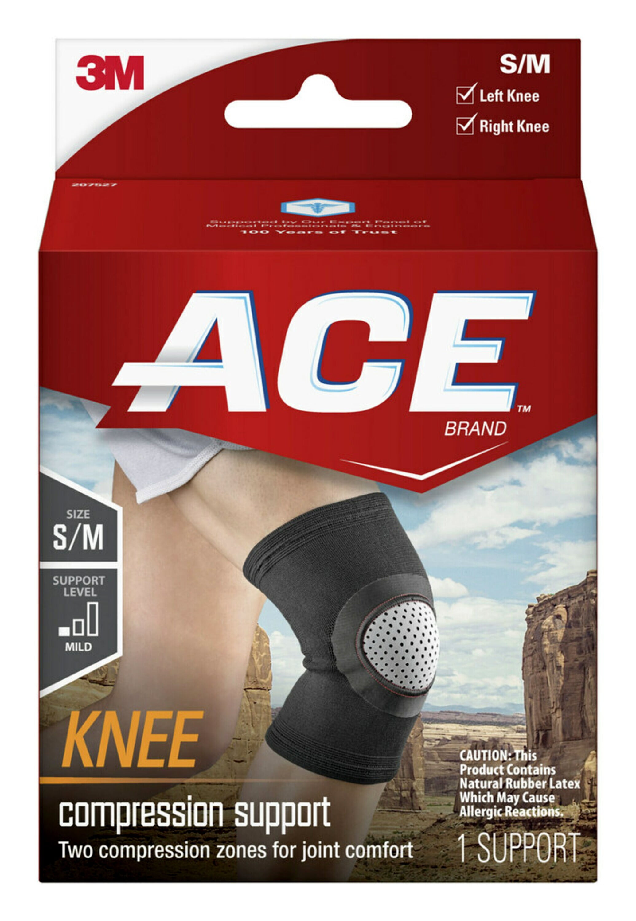 ACE Brand Elasto-Preene Knee Support S/M, Breathable Brace - Walmart.com