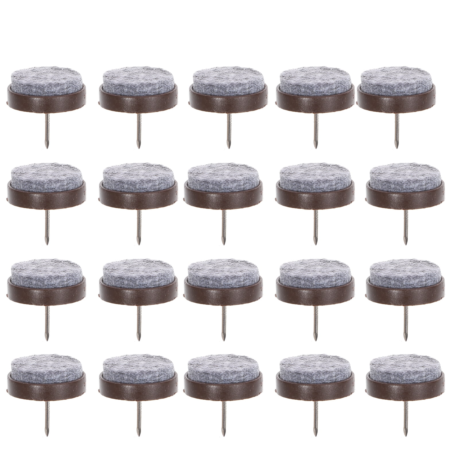 NUOLUX Pads Felt Chair Furniture Protectors Leg Screw Glides Legs Floor ...
