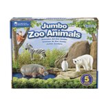 Learning Resources Jumbo Zoo Animals, Assorted Species, Set of 5 ...