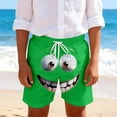 XAOFW Boy's Shorts Elastic Waist Kids Cartoon Printed Daily Wear ...