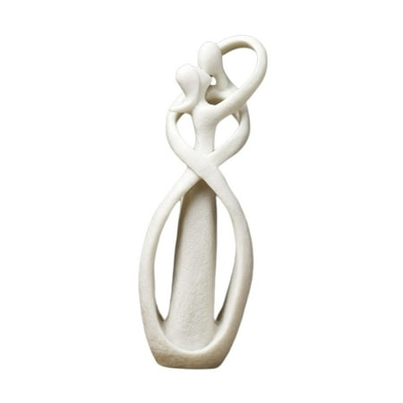 Abstract Couple Statue,Sandstone Carved Kiss Lovers Couple Sculpture ...