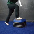 Adjustable Exercise Step Platform 16"x16" with 4–6–8–10–12" Stackable ...