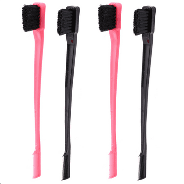 3 Pcs Slick Back Hair Brush Set Hair Brush Edge Control Brush Teasing ...