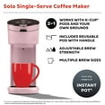 Instant Solo 2-in-1 K-Cup Brewer, Single Serve for Ground Coffee or K ...