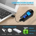 3P Experts 4-in-1 Rechargeable Bicycle LED Light with Speedometer Bell ...