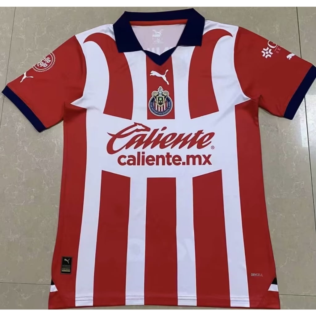 Camiseta De Fútbol Chivas Guadalajara 23/24 Para Hombre Versión Blanca ...