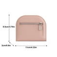 BAOPAI Mini Women's Leather Wallet Semicircle Design with Multiple ...
