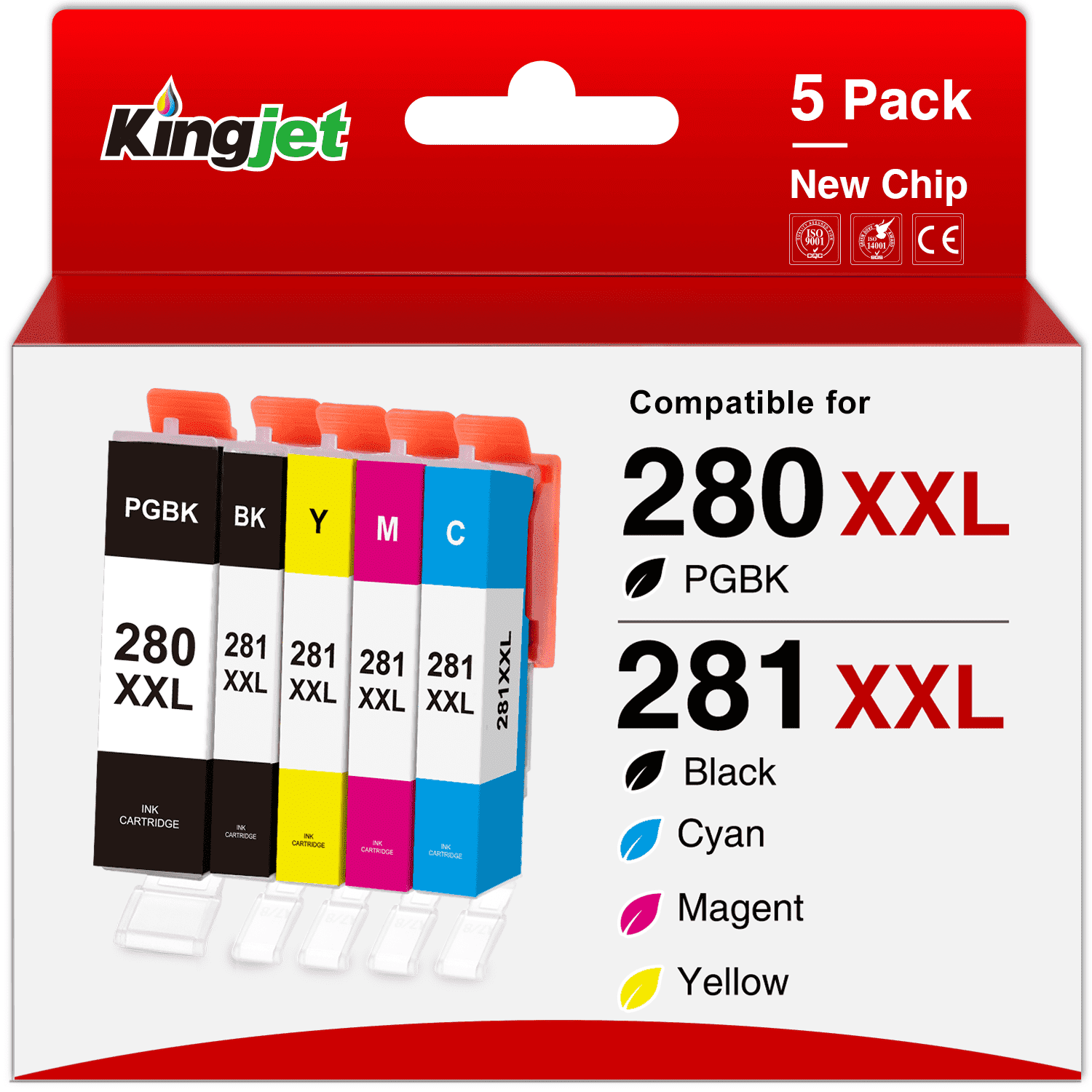 280 281 Encre pour Imprimante Canon 280 281 Encre pour Imprimante Canon 280 281 TTG Encre pour ...