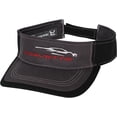 2020 Corvette Gesture Visor - C8 Next Generation Hat Black/Gray ...
