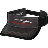 2020 Corvette Gesture Visor - C8 Next Generation Hat Black/Gray ...