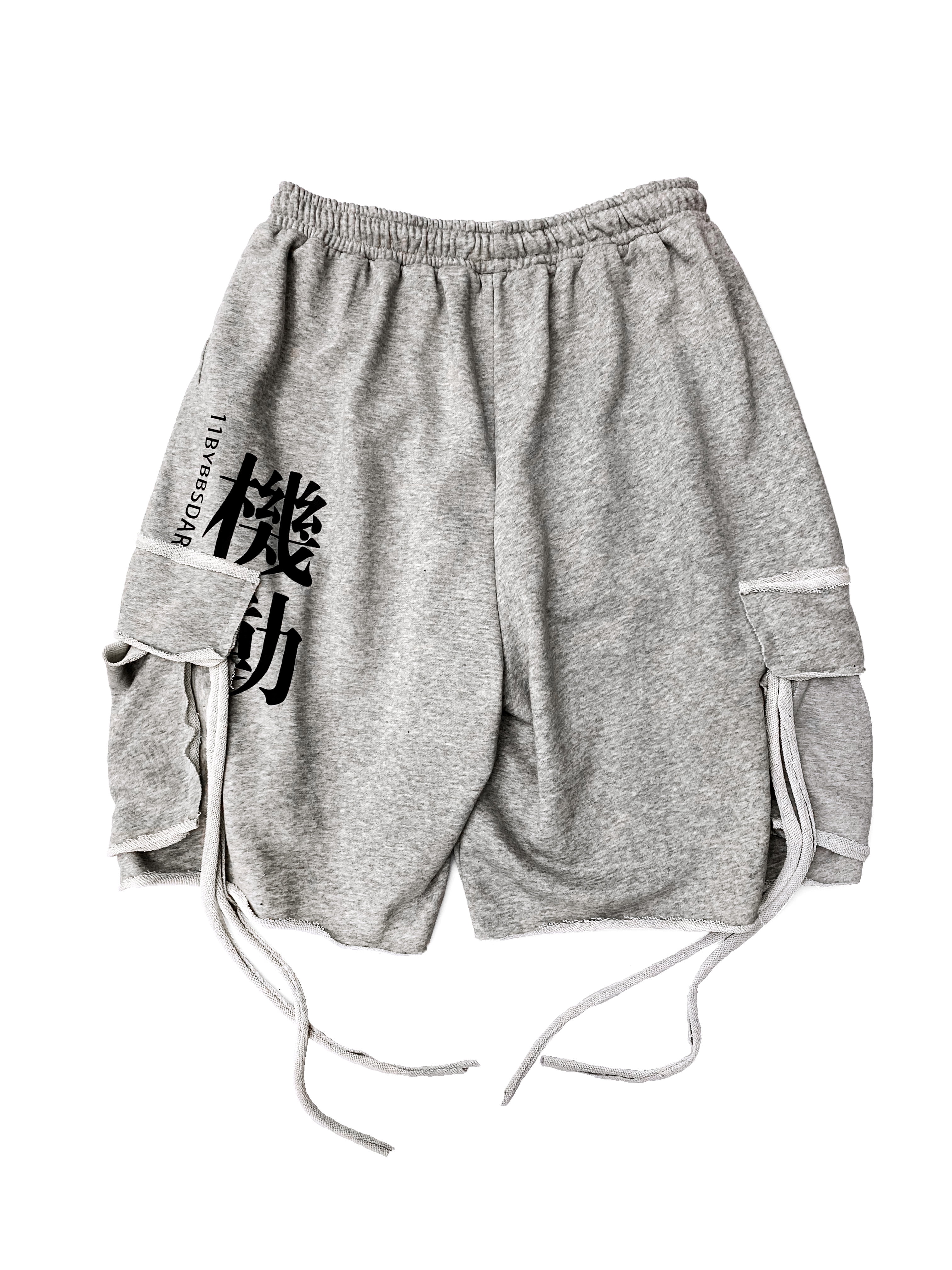 Techwear Streetwear Shorts for Men Industrial Japanese Kanji Techwear Streetwear Shorts for Men Industrial Japanese Kanji