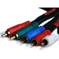 Monoprice, 1.5ft 22AWG 5-RCA Coaxial Cable, RG-59/U, Black - Walmart.com