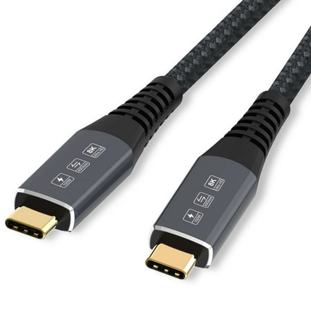 USB4 for Thunderbolt 4 Cable 1.2m 4ft, USB C Cable to USB C Supports 8K ...