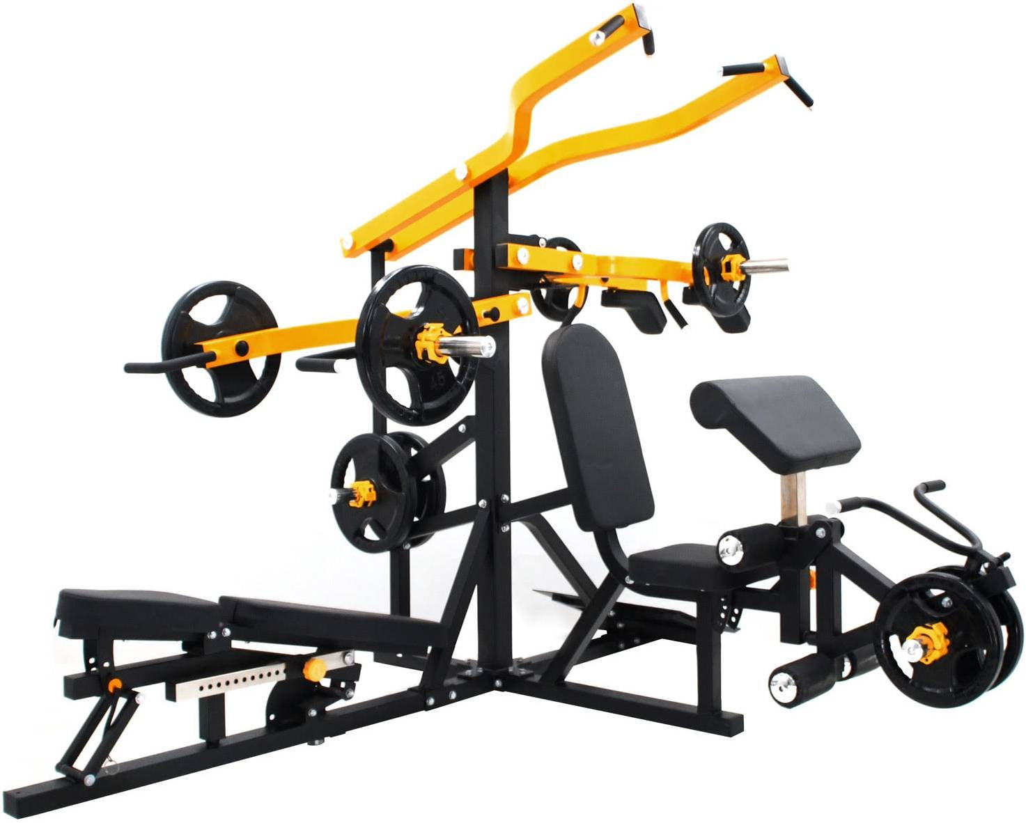 French Fitness FL100 Freeweight Leverage Gym System (New) - Walmart.com