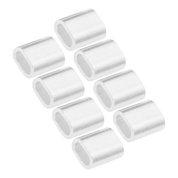 LYUMO Aluminium Ferrules,100Pcs Aluminium Ferrules Steel Wire Rope ...