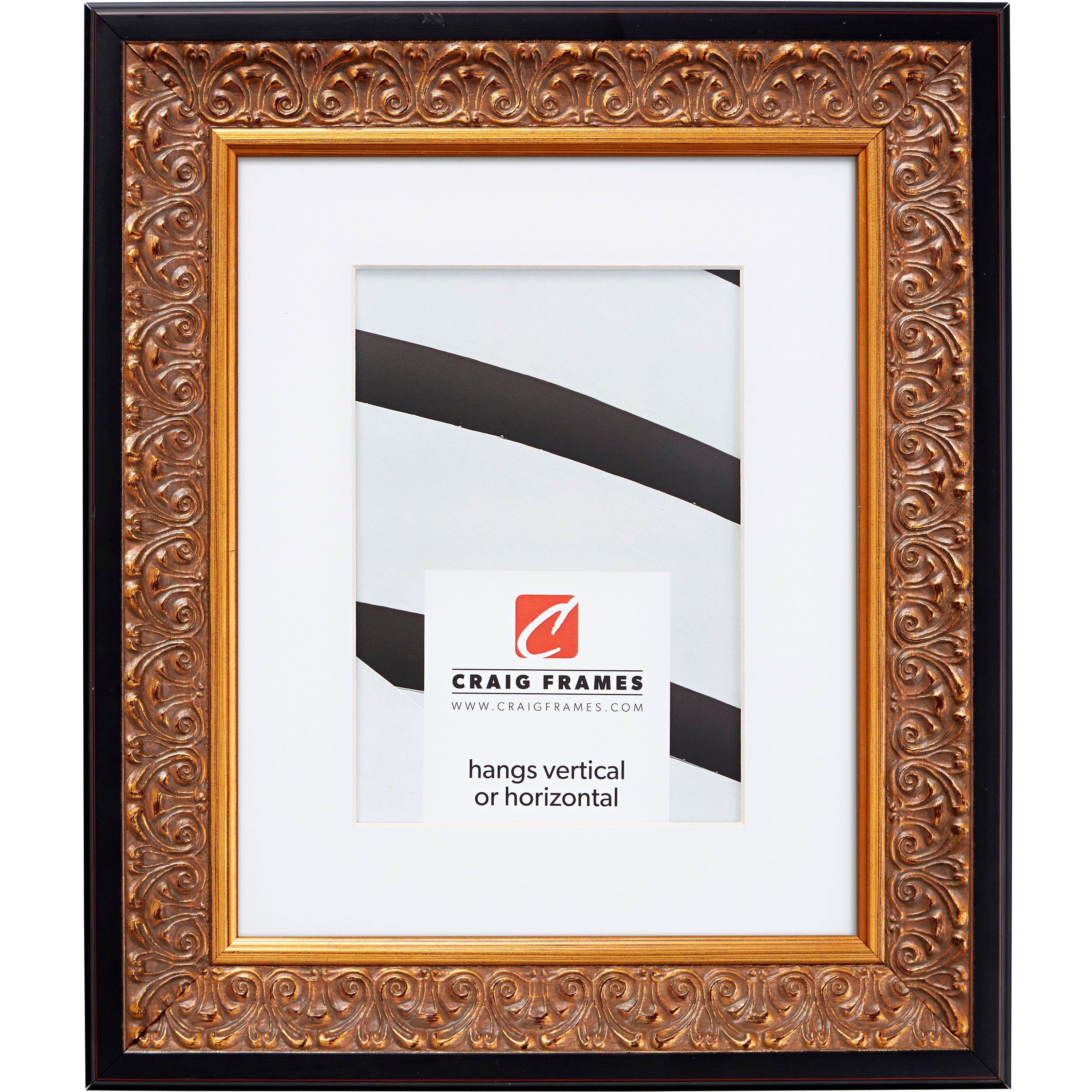 Craig Frames Furio, 24x32 inch Picture Frame Matted for a 20x28 Photo ...