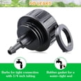 3/4 Inch Female Pipe Thread to 1/4 Inch Drip Irrigation Tubing Adapter ...