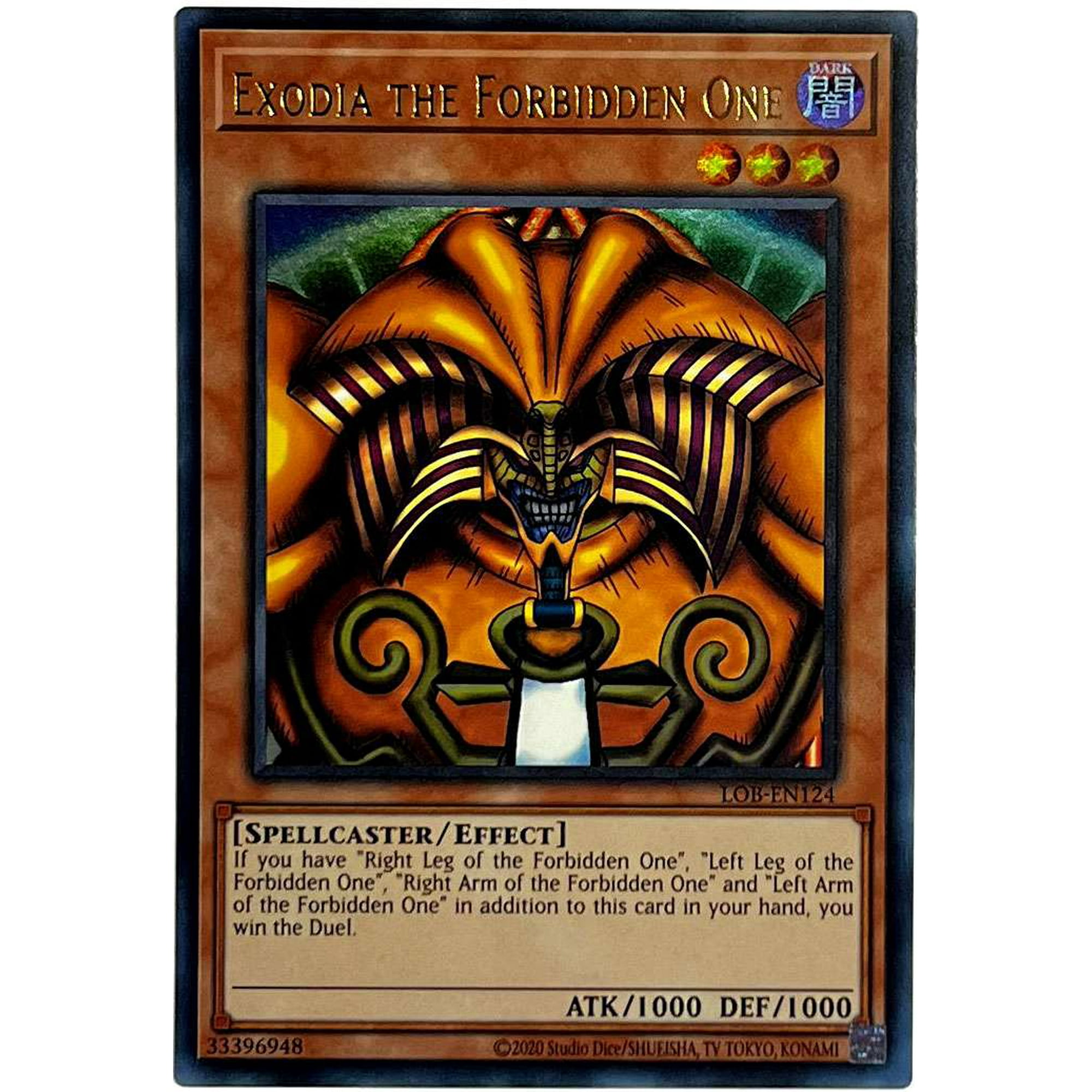 Yugioh Cards Exodia The Forbidden One