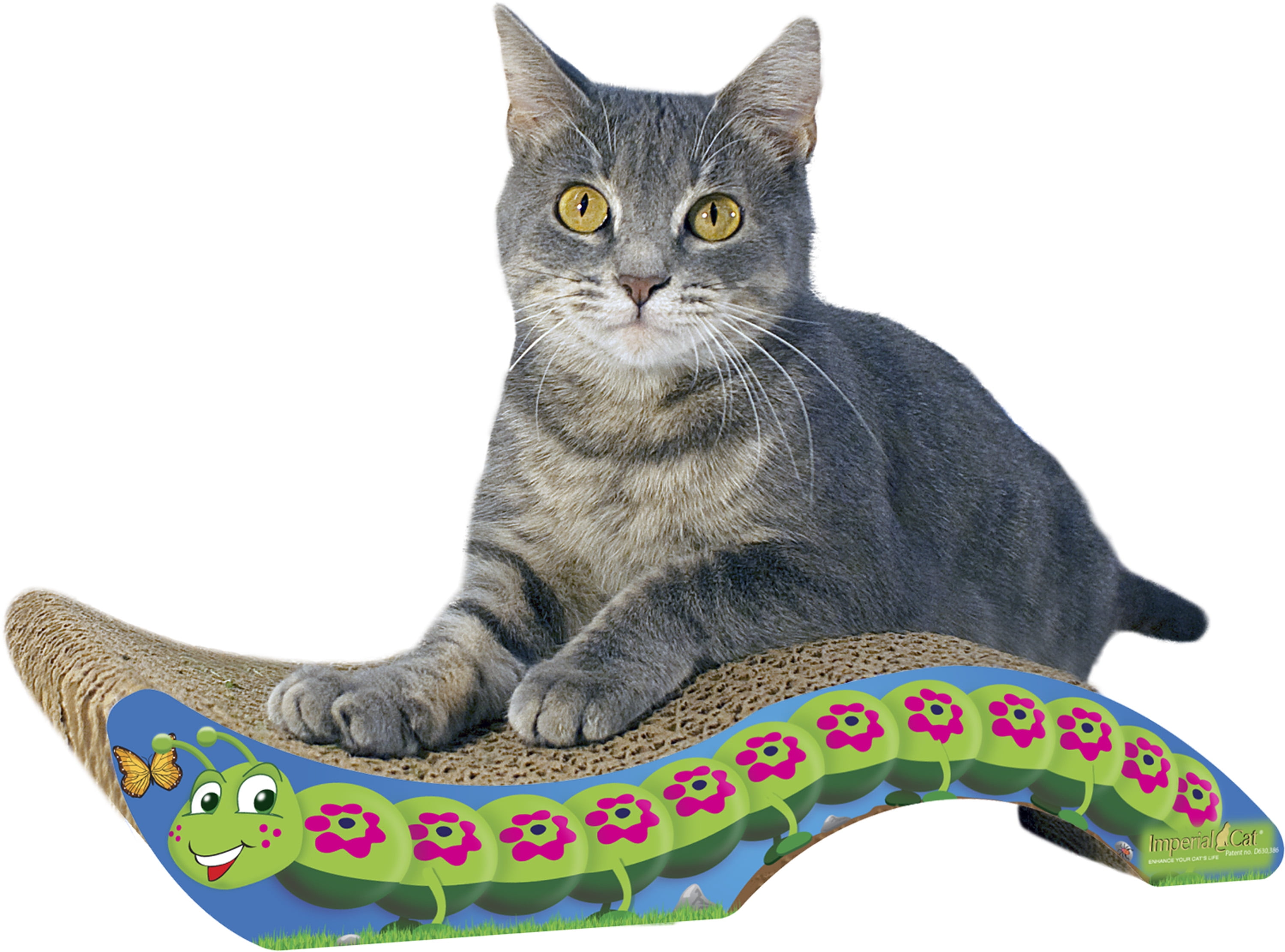 Imperial Cat Scratch 'n Shapes Caterpillar - Walmart.com