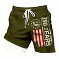 Big Boys swim trunk One Piece Cut Out With Patriotic Print For Kids ...