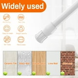 Dinosam 6 Pcs Adjustable Shower Rod, 28-48 inch Extendable Tension Rod ...