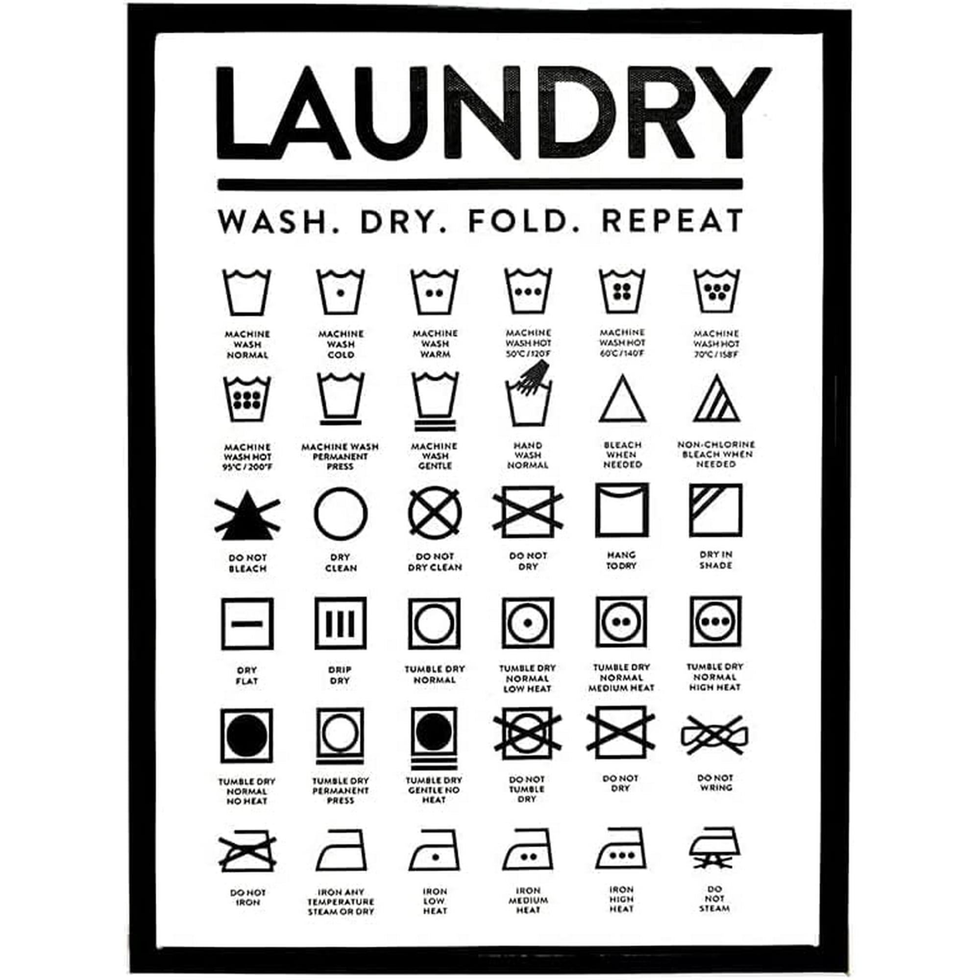 Click here for Yyiuuk 8 X 12 In Metal Tin Sign - Laundry Symbols... prices