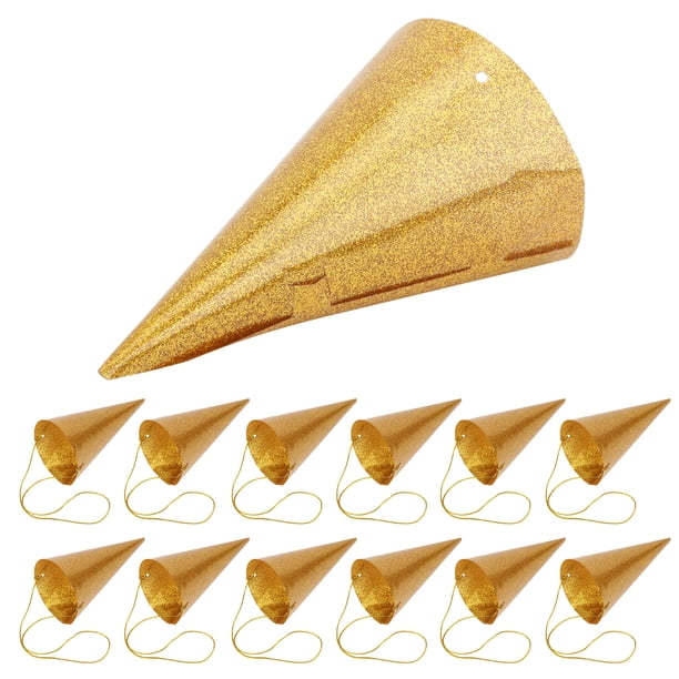 12 Sombreros De Cono Para Fiesta De Cumpleaños, Divertido Sombrero De ...