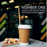 2000 Pack Wooden Coffee Stirrer Sticks 7.5 inch - Bio Degradable, Eco ...