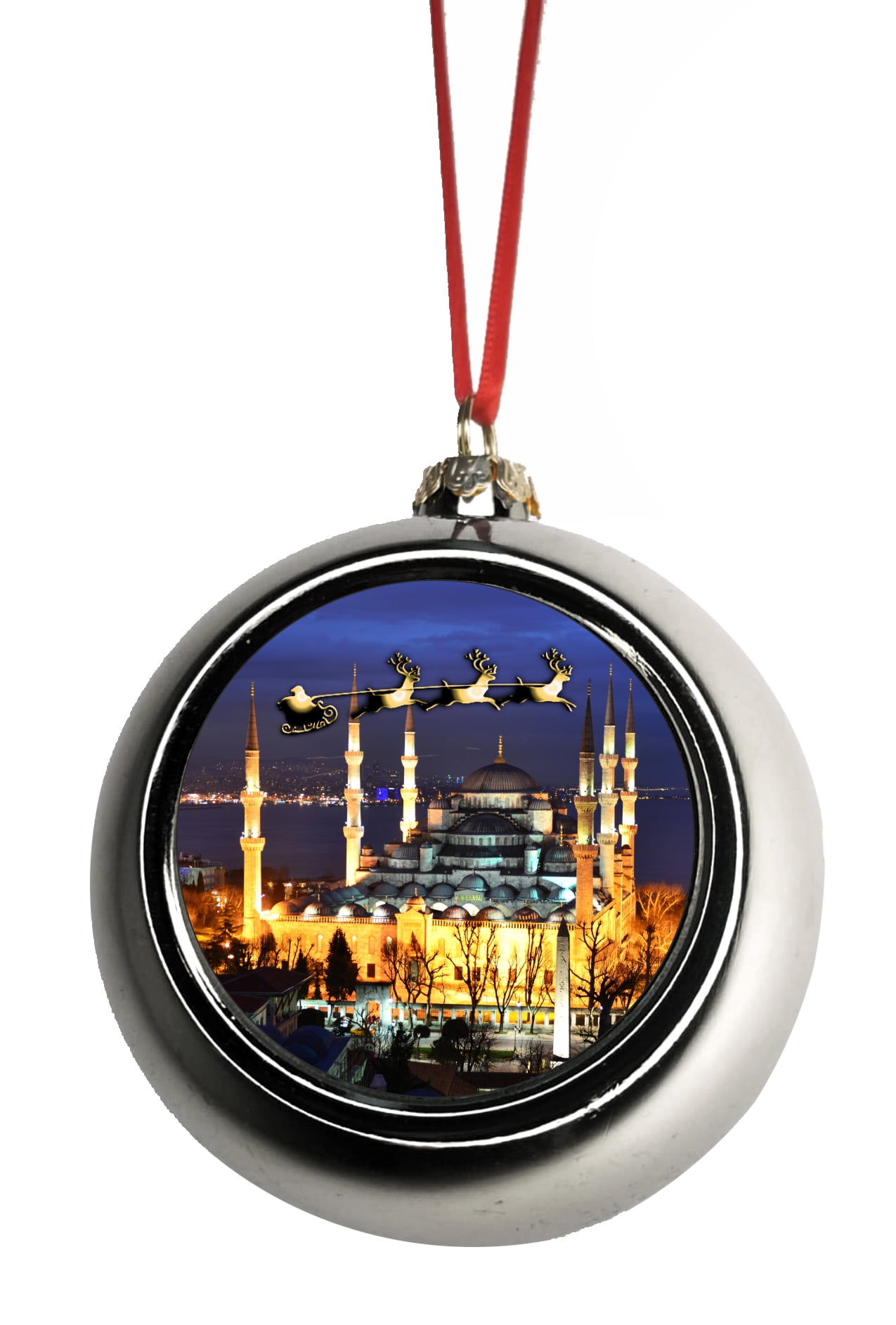 Turkey Christmas Ornament - Istanbul Christmas Tree Ornament - Blue ...
