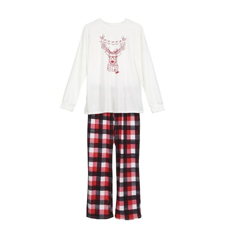 Family Xmas Matching Pajamas Sets Christmas Santa Nightwear Nightgown ...