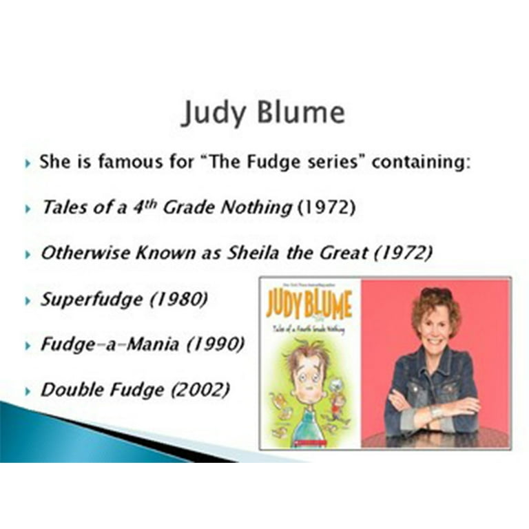 Judy Blume Fudge Series