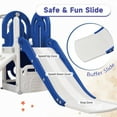 4 in 1 Toddler Slide and Climber Set, Kids Freestanding Slide Playset ...