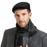 Zando Men's 2Pack Classic Newsboy Beret Hats, Herringbone Flat Cap, Ivy ...