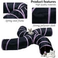 Cat Tunnel for Indoor Cats Large, with Play Ball S-Shape 4 Way ...