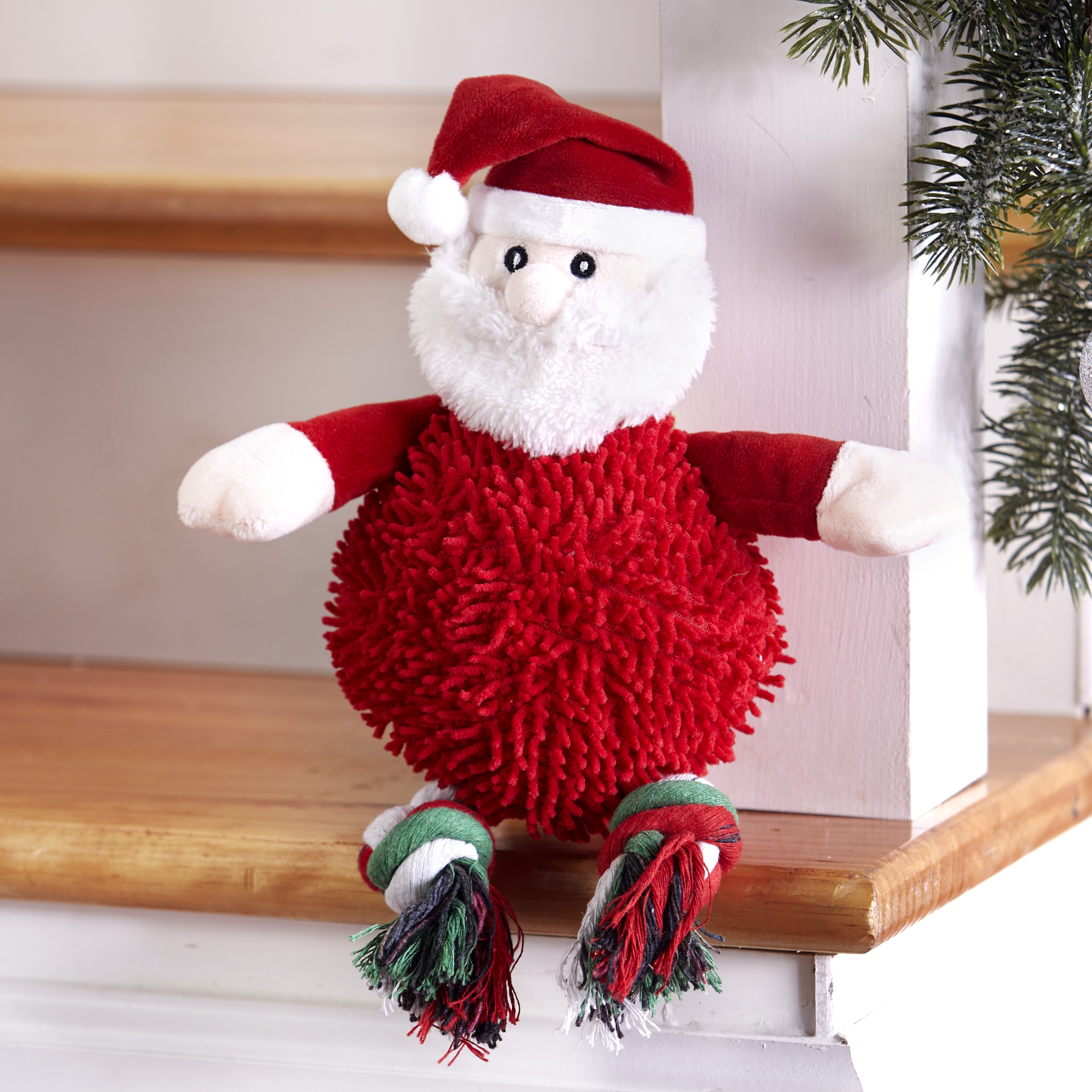 Hand Crochet Handmade Santa Photo Frame Toy Christmas Gift 8 tall Toys ...