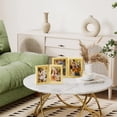 4x6 Double Picture Frame, Hinged 2 Opening MDF Photo Frames with ...