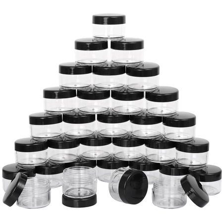 SUZH 100 Pieces Empty Makeup Jars 15g Cosmetic Containers with Lids ...