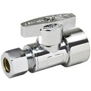 Mueller 105-504NL Stop Valve, 3/4", Brass - Walmart.com