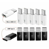 10 Pack Micro USB to Type C Adapter Converter USB-C Connector For ...