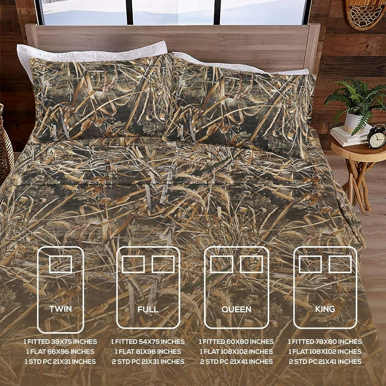 Fleece Camouflage Bed Sheets Life Comfort | Bedding | Life Comfort