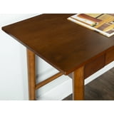 Linon Charlotte Desk, Rich Brown Finish, 30 inches Tall - Walmart.com