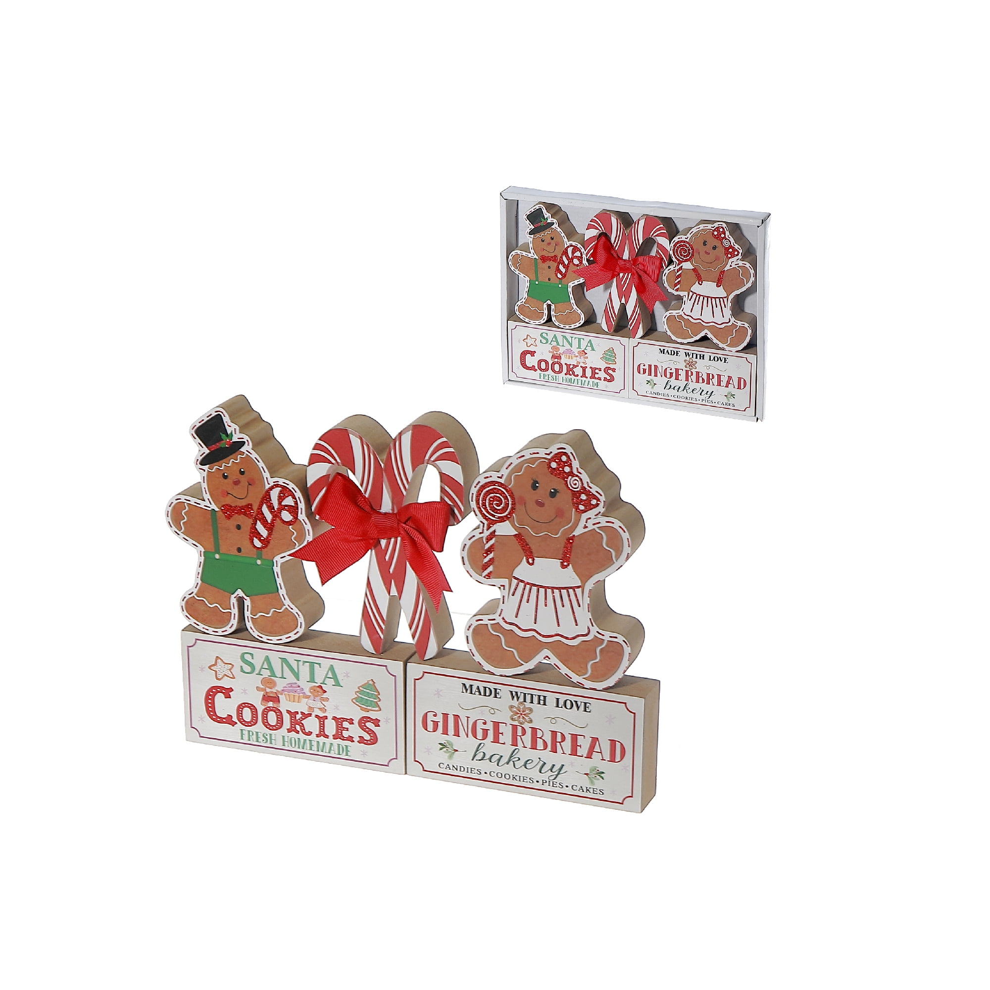 Click here for Ih Casadécor 5 Pc Block Set (Gingerbread Bakery) 1... prices