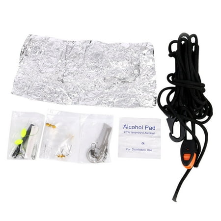 XZNGL Outdoor Emergency Survival Kit Outdoor Carabiner Paracord ...