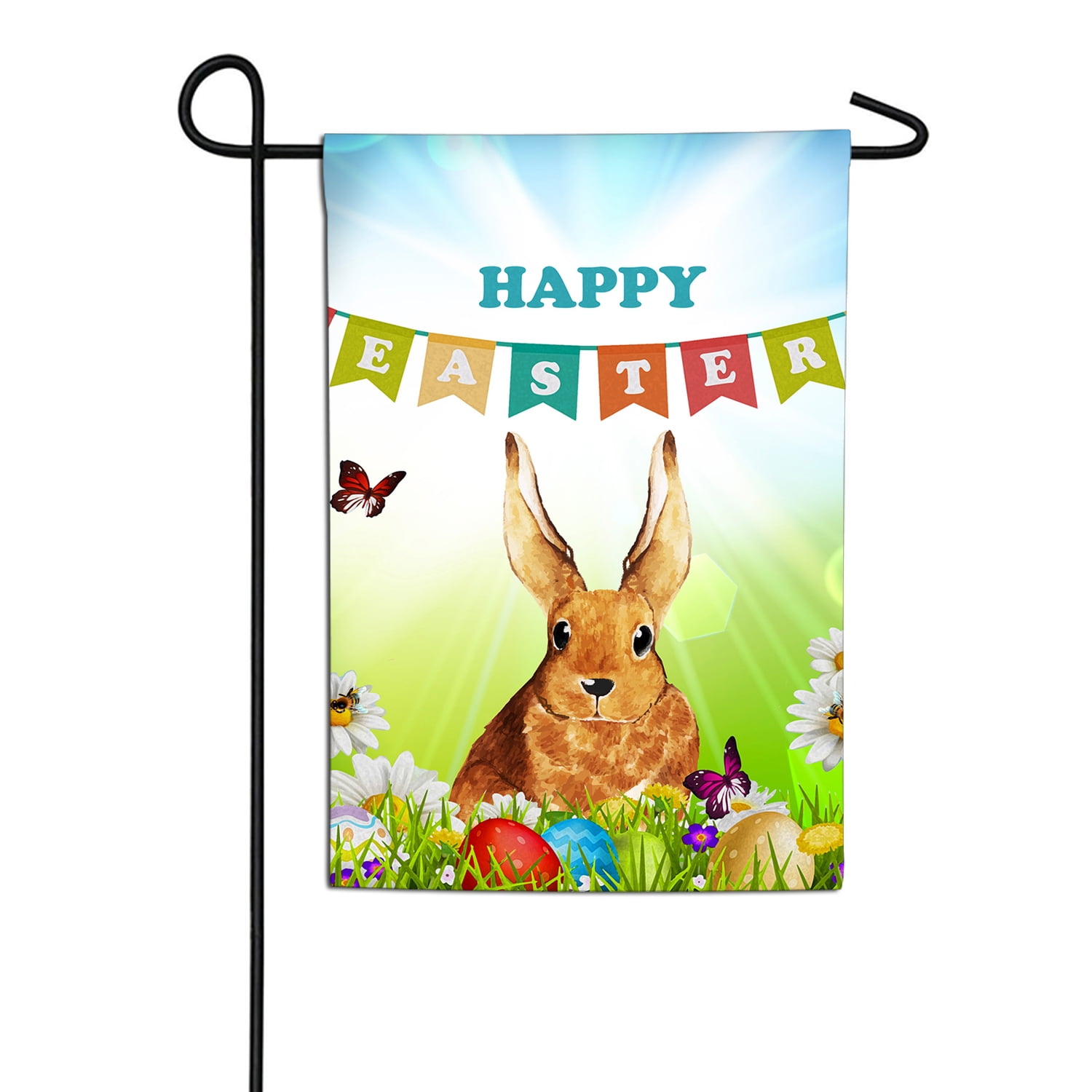 America Forever Flags Double Sided Garden Flag - Happy Easter Banner ...