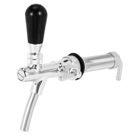 Adjustable Flow Control Chrome Draft Beer Faucet Tap G5/8 Shank Long ...